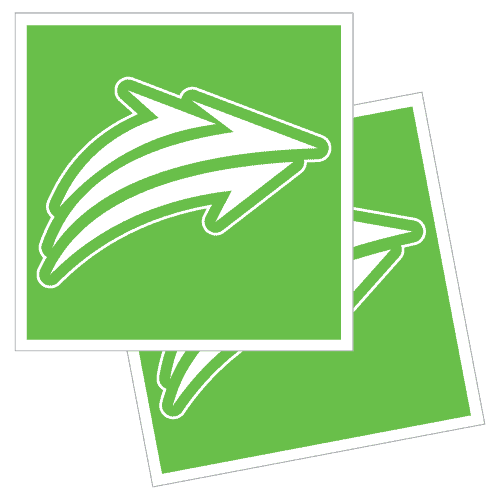 Square Stickers - Outdoor Durable - Order Online - Comgraphx