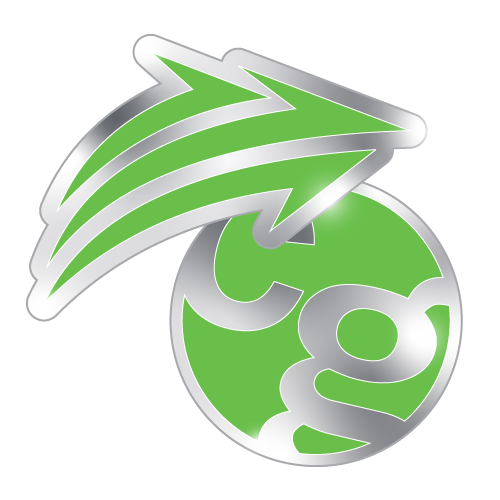 Custom Shiny Chrome Stickers - Comgraphx