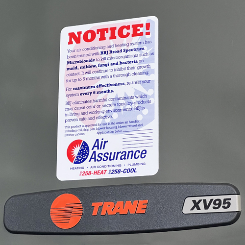 HVAC Stickers - Remind Customers to Call - Easy Online Ordering