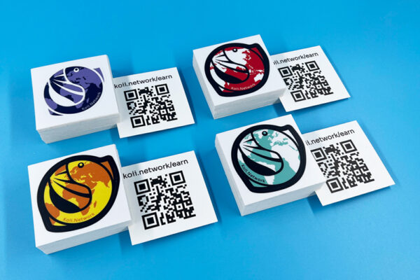 Custom Stickers with Back Printing
