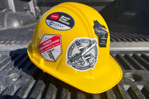 Hard Hat Stickers - Comgraphx