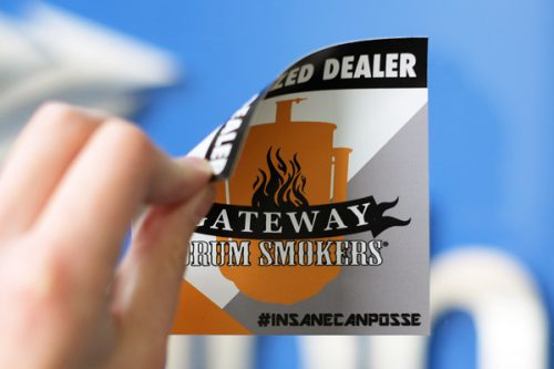 Double-Sided Window Stickers | Custom Printing - Comgraphx