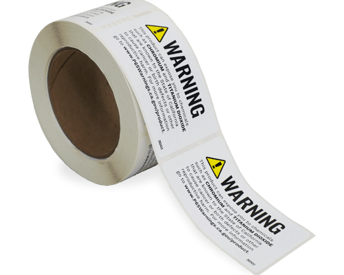Warning Labels Custom Made for Your Product - Comgraphx